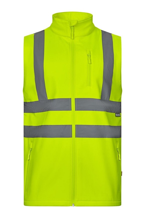 NAZAS, Sigurnosni soft shell prsluk sa standardom EN 20471 i reflektujućim trakama, 96/4, 280 gr
