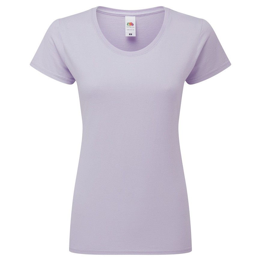 Fruit of the Loom, Ladies Ringspun Premium T, pamučna majica, 100% pamuk , bele 190 gr , boje 195 gr, veličine S-6XL ,karton 72 kom. , strukirani ženski kroj