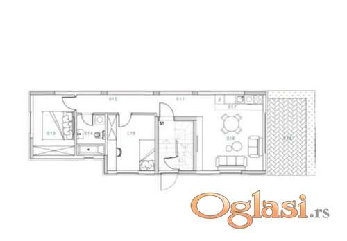 Trosoban stan - novogradnja, *povrat PDV-a*