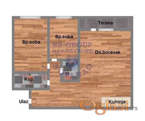 Trosoban stan - Telep - u izgradnji