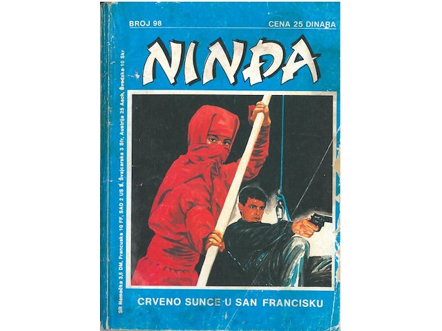 NINDJA BROJ 98, CRVENO SUNCE U SAN FRANCISKU