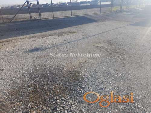 Rumenka-Plac 2300m2 pogodan za Parking Kamiona ili Stovarište Građevinskog Materijala-zakup 1200e-065/385 8880