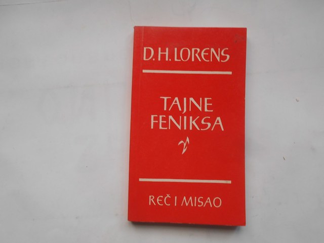 Reč i misao - Lorens - Tajne feniksa