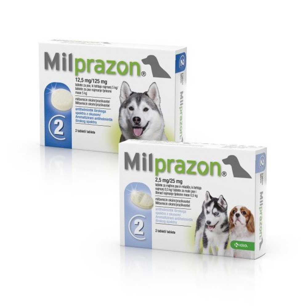 Milprazon tablete za pse 25mg/125mg 1 komad