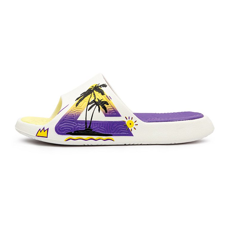 PAPUČE PEAK TAICHI W DL430158 WHITE/YELLOW/PURPLE