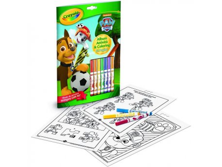 CRAYOLA Bojanka sa stikerima i flomasterima PAW PATROL (GA069186)