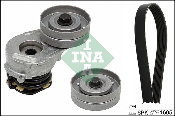 Garnitura klinastog rebrastog kaiša Schaeffler INA 529 0330 10