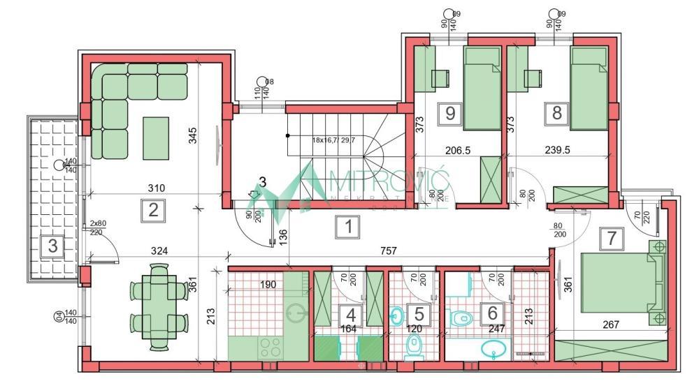Četvorosoban stan na prodaju, 82m2, 169.950€