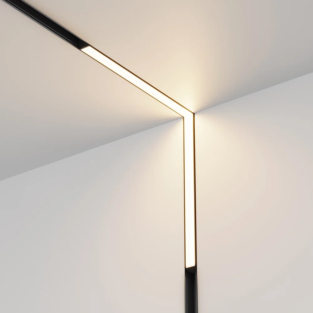 Maytoni Basis Exility magnetni šinski reflektor crni 3000K-6000K 24W 120° Dim Smart