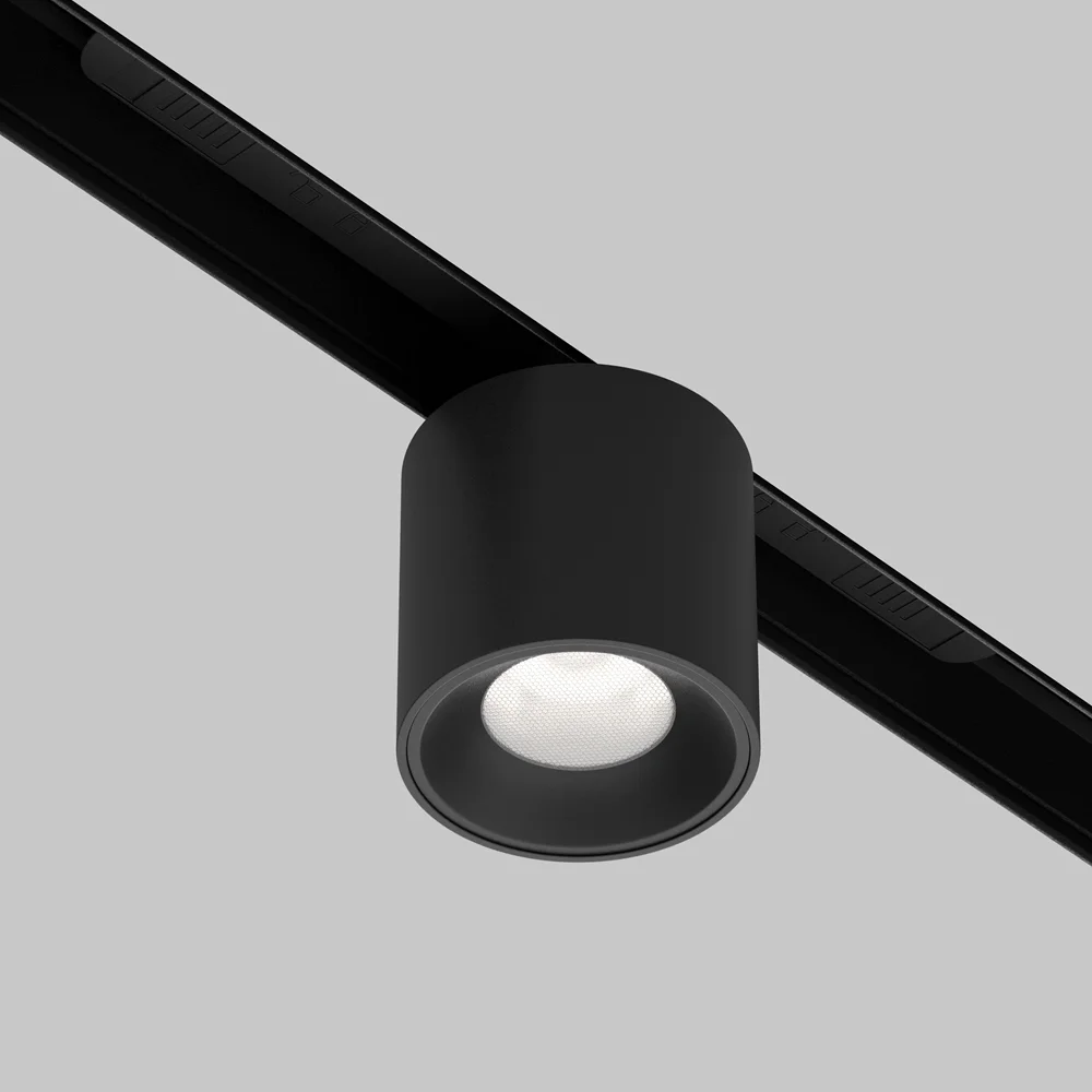 Maytoni Alfa S Exility magnetni šinski reflektor crni 2700K-6000K 7W 50° Dim Smart