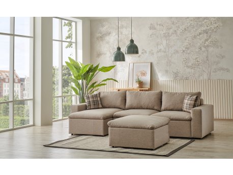 Atelier del Sofa Ugaona sofa Flov Cream