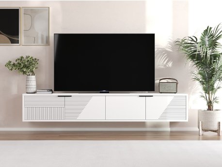 HANAH HOME TV polica Parla - White