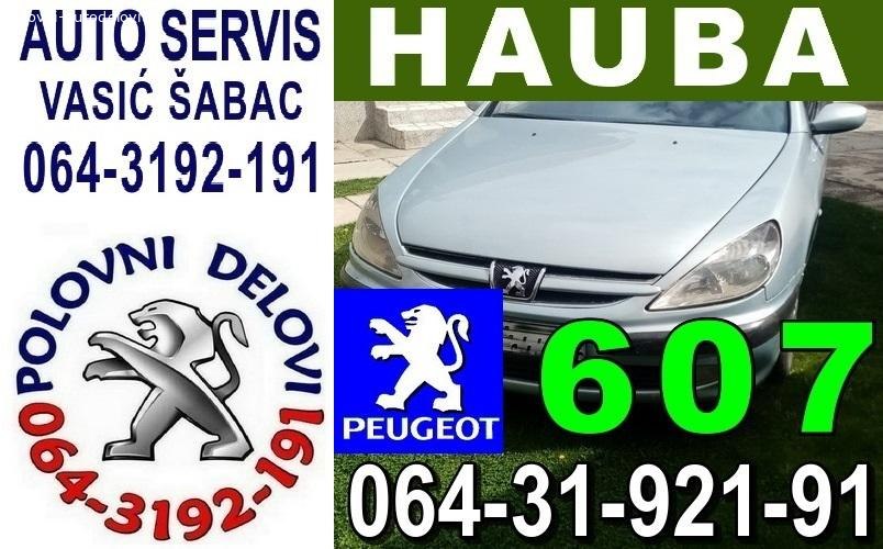 HAUBA Pežo 607 Peugeot