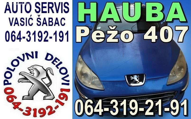 HAUBA Pežo 407 Peugeot