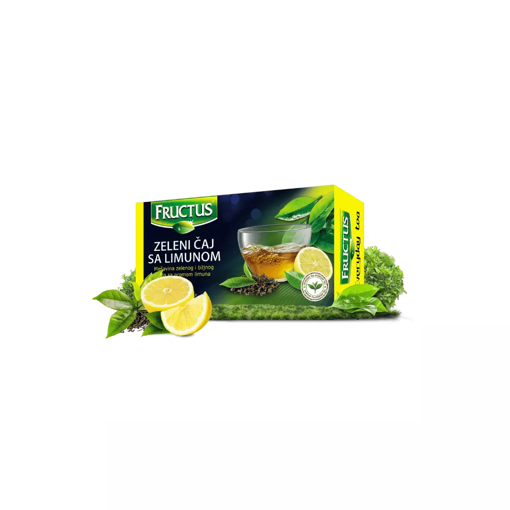 ČAJ FRUCTUS ZELENI & LIMUN EVERYDAY