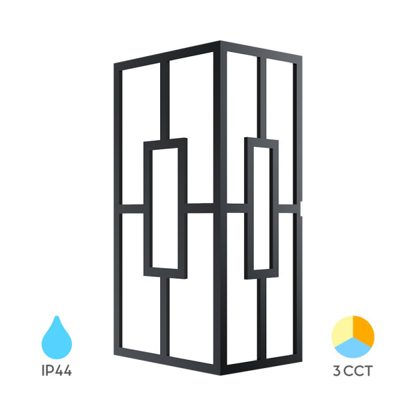 BRY-VENETO-A-PRAVOUGAONA-CRNA-10W-3U1-IP44-ZIDNA SVETILJKA