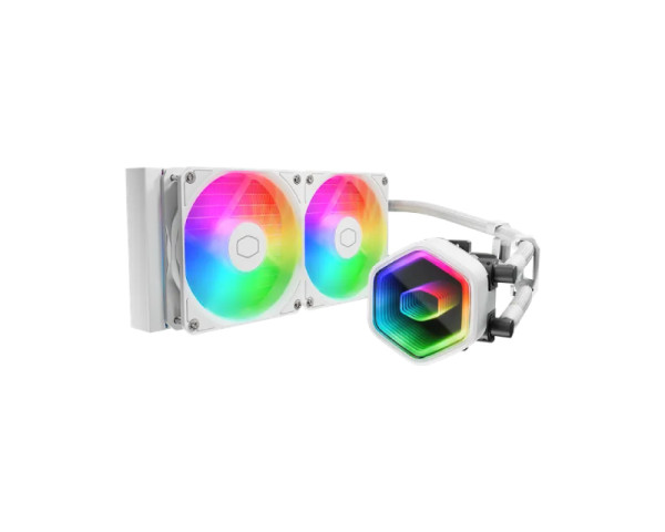 COOLER MASTER MasterLiquid 240 Core II ARGB vodeno hlađenje belo (MLW-D24M-A18PA-RW) (CPU01748)
