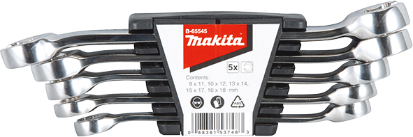 Makita set ključeva okasti otvoreni 5kom (B-65545)