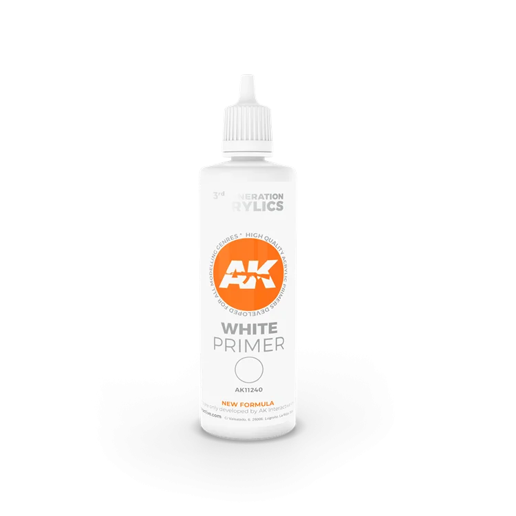 AK White Primer 100 ml 3rd Generation