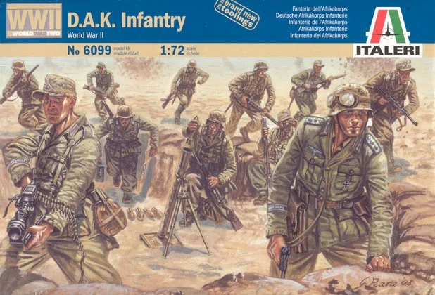 ITALERI 1/72 World War II D.A.K. Infantry North Africa