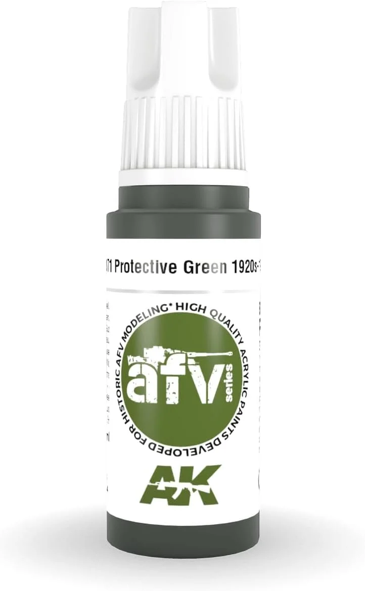 AK 3rd Gen Acrylics – Protective Green 1920s-1930s – AFV