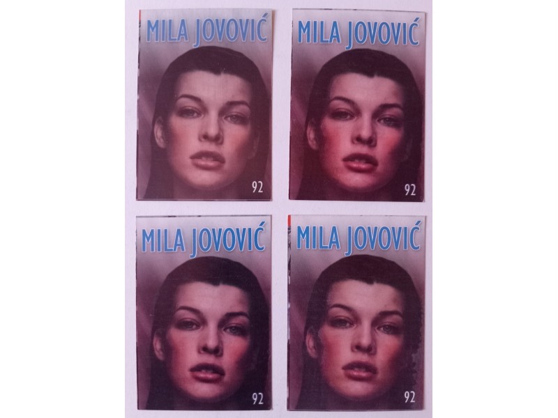Planetarne Zvezde 2000 kartice - Mila Jovović lot x4