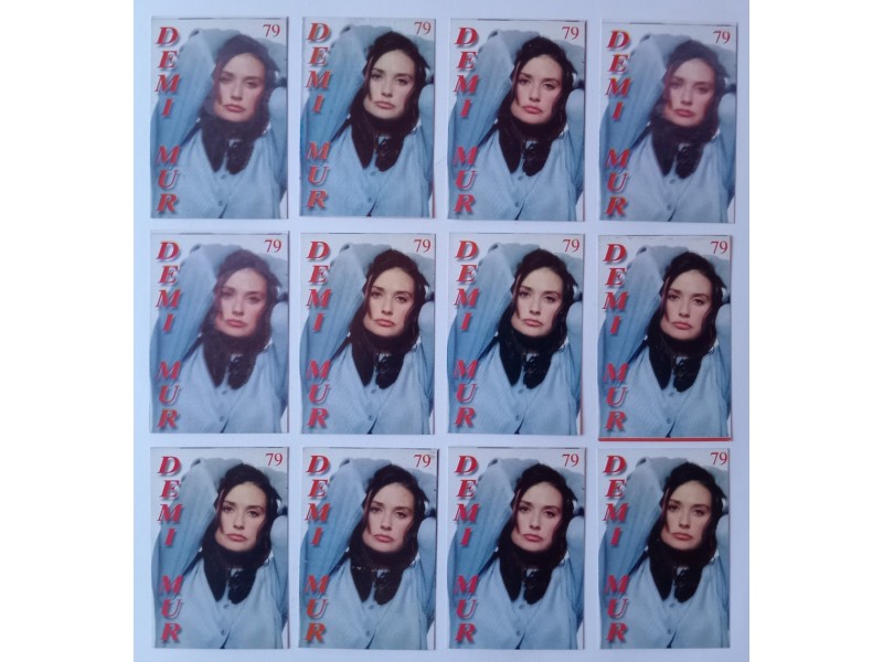 Planetarne Zvezde 2000 kartice - Demi Mur lot x12