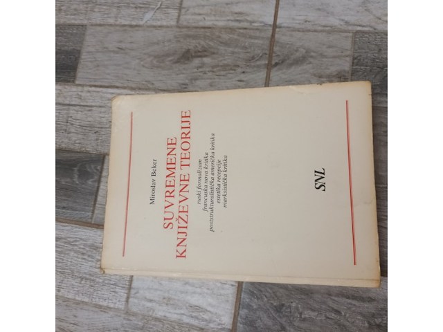 Suvremene knjizevne teorije Miroslav Beker