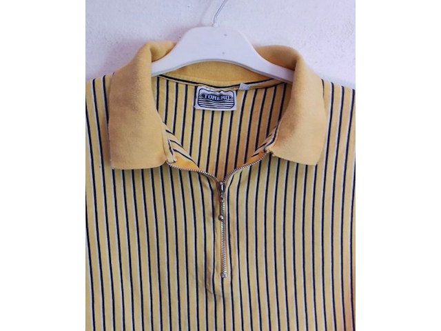 TORERO prugasta pamucna majica sa zipom vel.M