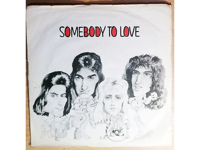 SP QUEEN - Somebody To Love / White Man (1976) VG+