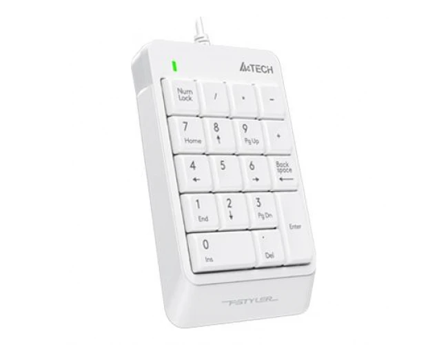 A4 Tech FK13P FSYLER nemerička tastatura bela