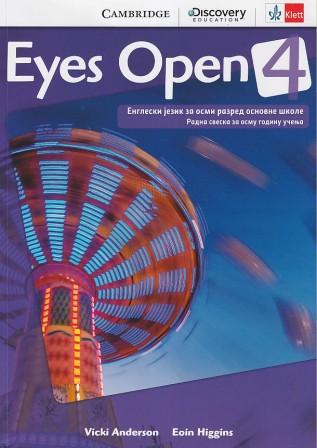 EYES OPEN 4 – RADNA SVESKA iz engleskog jezika za 8. razred osnovne škole (Klett)