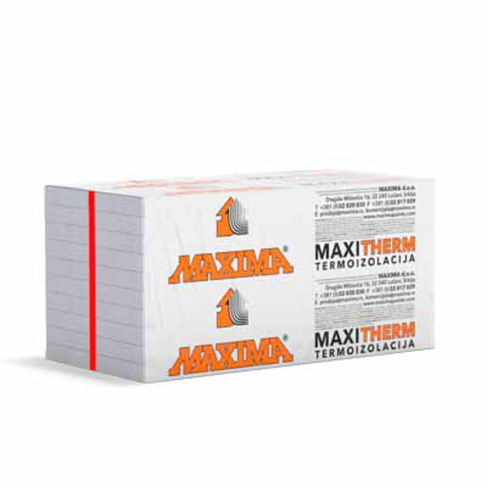 Stiropor fasadni Maxima Maxitherm EPS MF 10 cm termoizolacija
