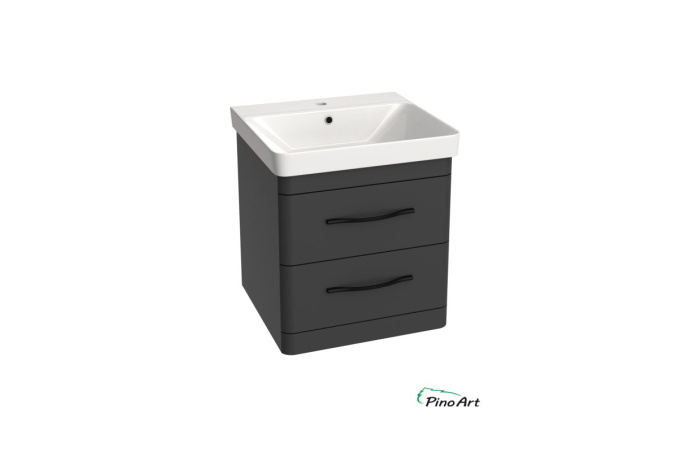 Pino Art-Lavabo sa ormarićem Luxor 50F -500x560x460mm -Antracit- 1016