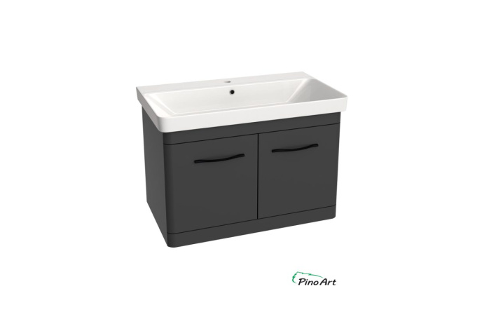 Pino Art-Lavabo sa ormarićem Luxor 80V -805x560x460mm -Antracit- 1024