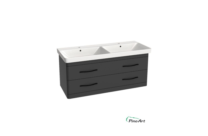 Pino Art-Lavabo dupli sa ormarićem Luxor 120F -1195x560x460mm -Antracit- 1136