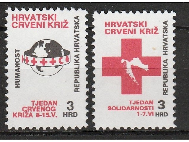 Hrvatska - 1992 - Crveni krst