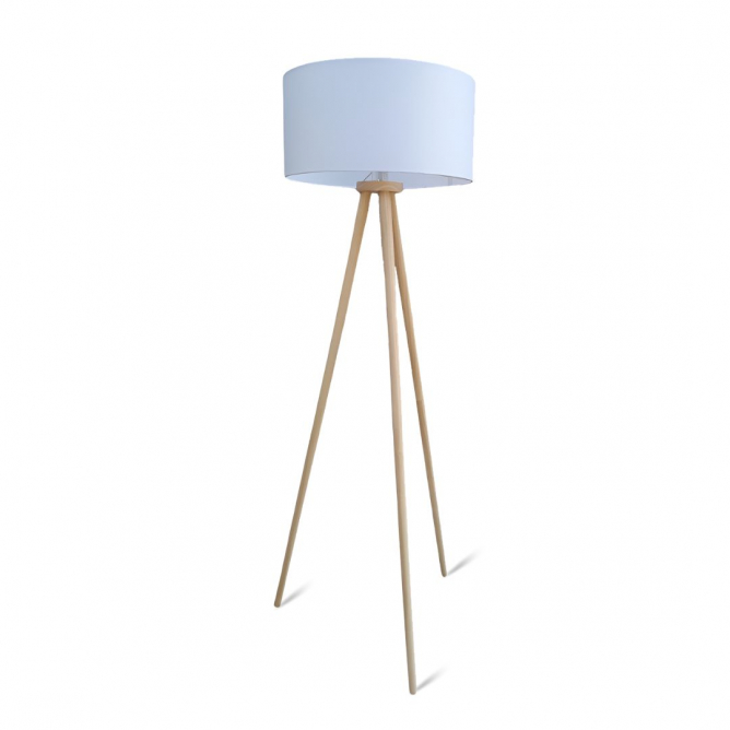 PODNA LAMPA TRONOŽAC 607042 DRVO-BELA 201614