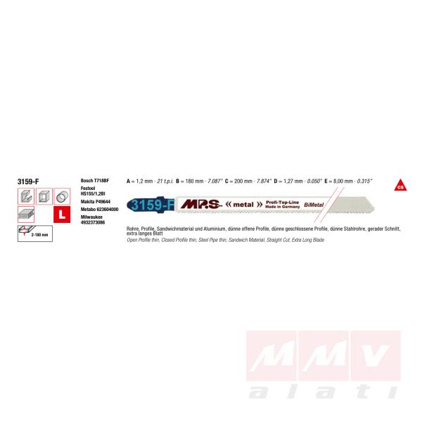 MPS Ubodna testera MPS MG 51 bi 5 kom