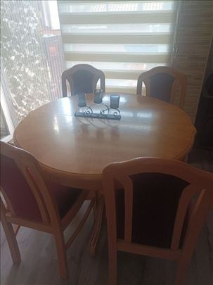 Trpezariski sto i4stolice+klub sto komplet
