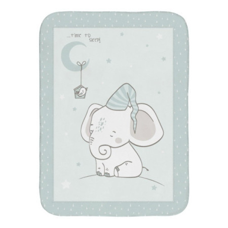 KikkaBoo super soft baby ćebence 80x110 Elephant Time ( KKB21131 )