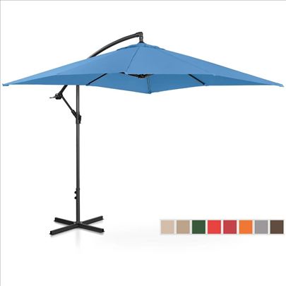 UNIPRODO Kvadratni Suncobran 250x250cm Plavi