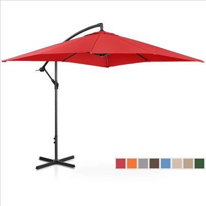 Uniprodo kvadratni suncobran 250x250cm podesivi