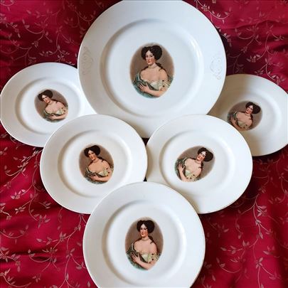 Starinski porcelan set Maier MCP Czechoslovakia 6k
