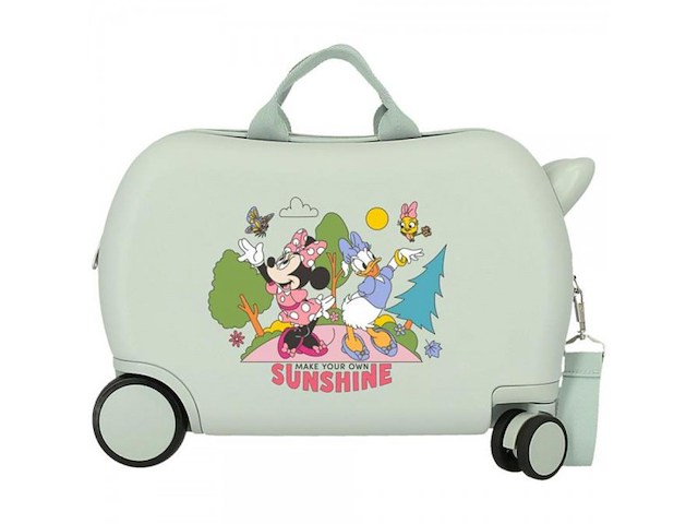 Dečiji kofer za put i vožnju Disney Minnie Sunshine mint 47710
