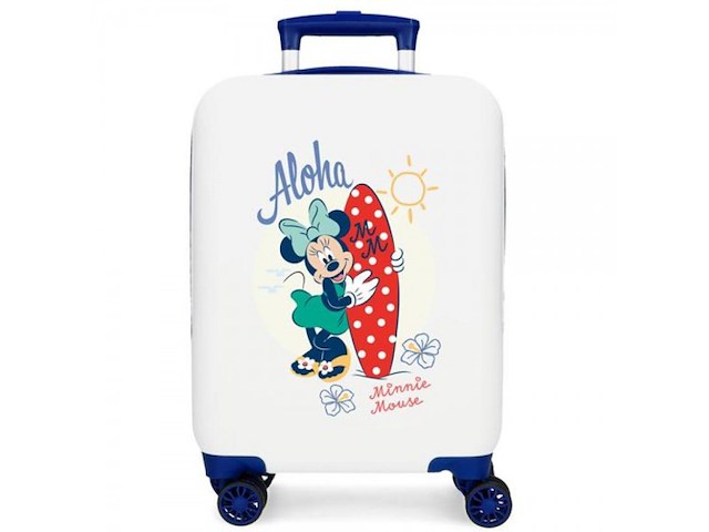 Putni kofer za decu 50cm Disney Minnie Aloha white 47713