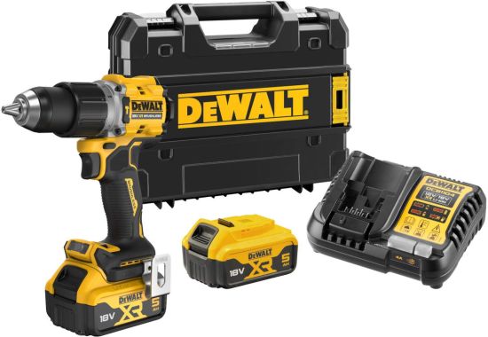 Akumulatorska vibraciona bušilica - odvrtač DeWALT DCD805P2T; 18V; 2 x 5,0Ah + punjač u TSTAK koferu