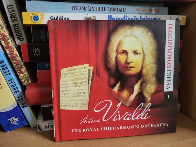 ANTONIO VIVALDI knjiga i CD