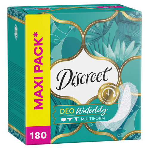 Discreet Waterlily dnevni ulošci 180kom