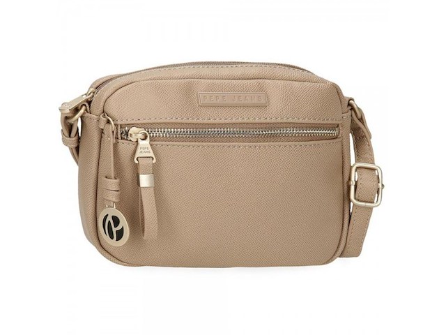 Torbica od eko kože na rame Pepe Jeans Elia beige 79455